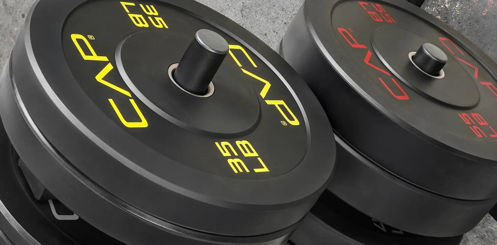 CAP - Rubber Bumper Plates and Cast Iron Weight Plates